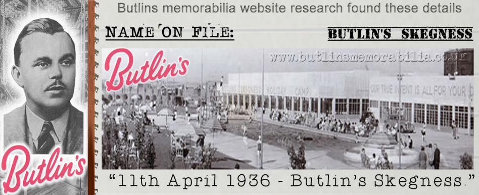 The Butlins Timeline - 1930 - 1939 - Sharing Butlins important history